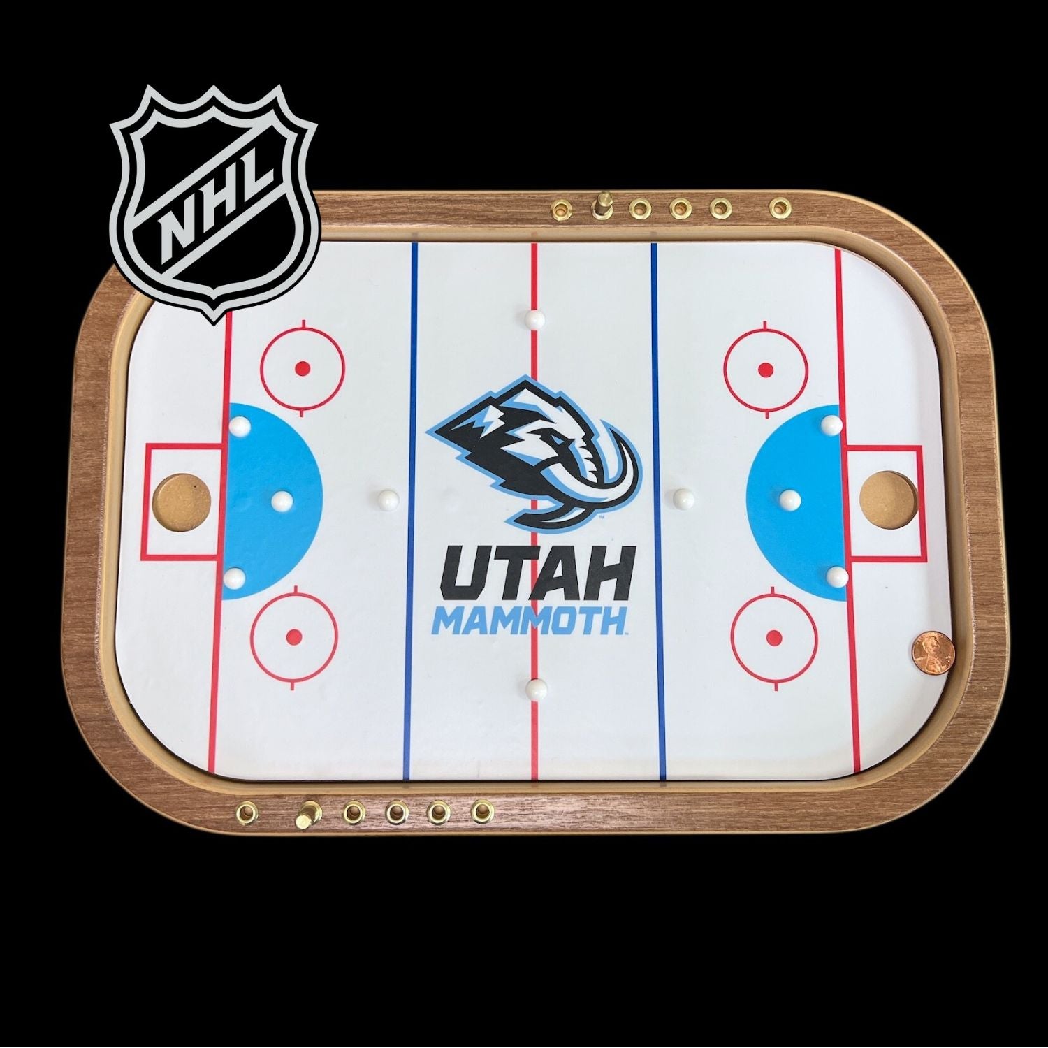Utah Mammoth Penny Hockey Game – Across The Board Game