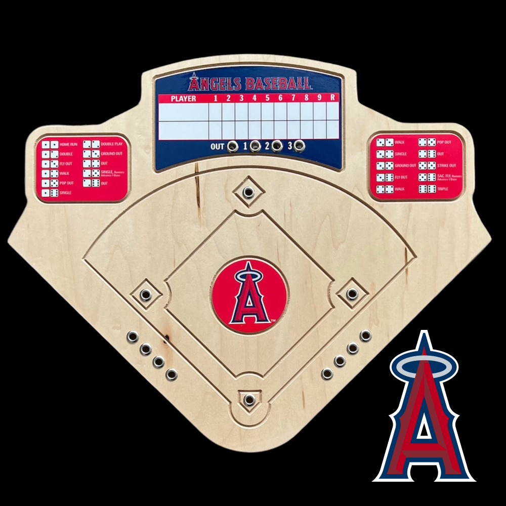 MLB Angels Baseball Game – Across The Board Game