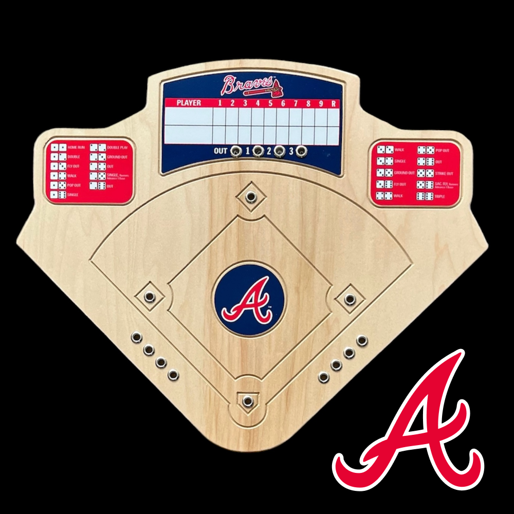 MLB Atlanta Braves Baseball Game – Across The Board Game