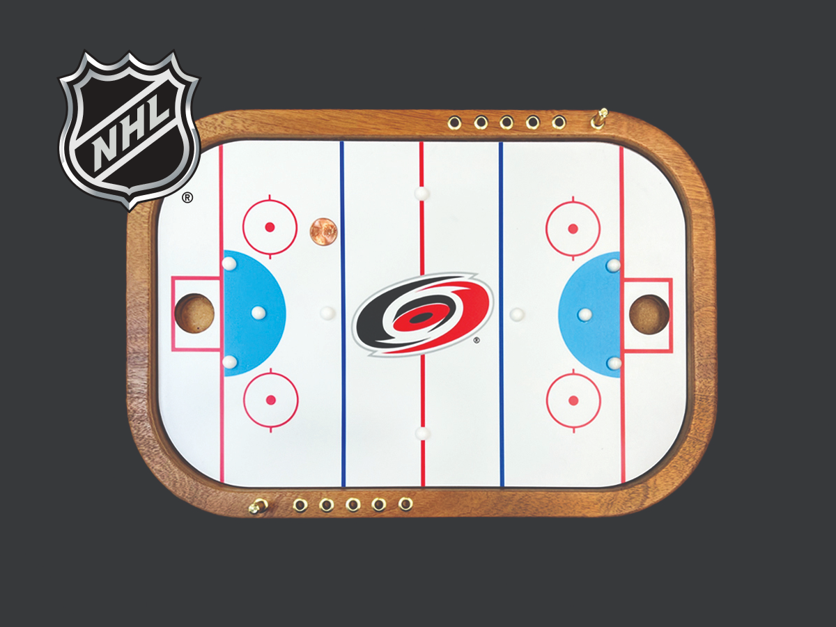 NHL Carolina Hurricanes® Penny Hockey Game – Across The Board Game
