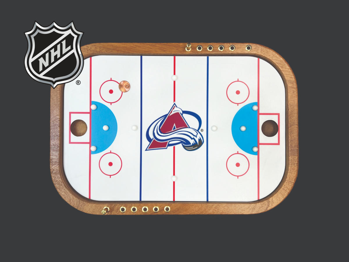 NHL Colorado Avalanche® Penny Hockey Game – Across The Board Game