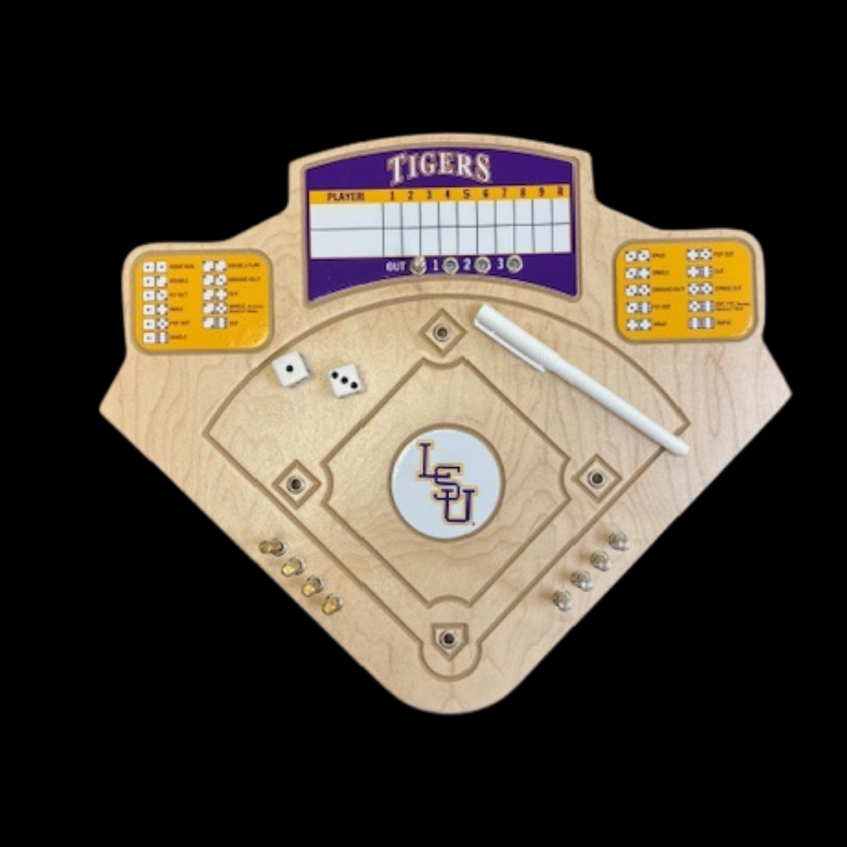 Louisiana State University Baseball Game – Across The Board Game
