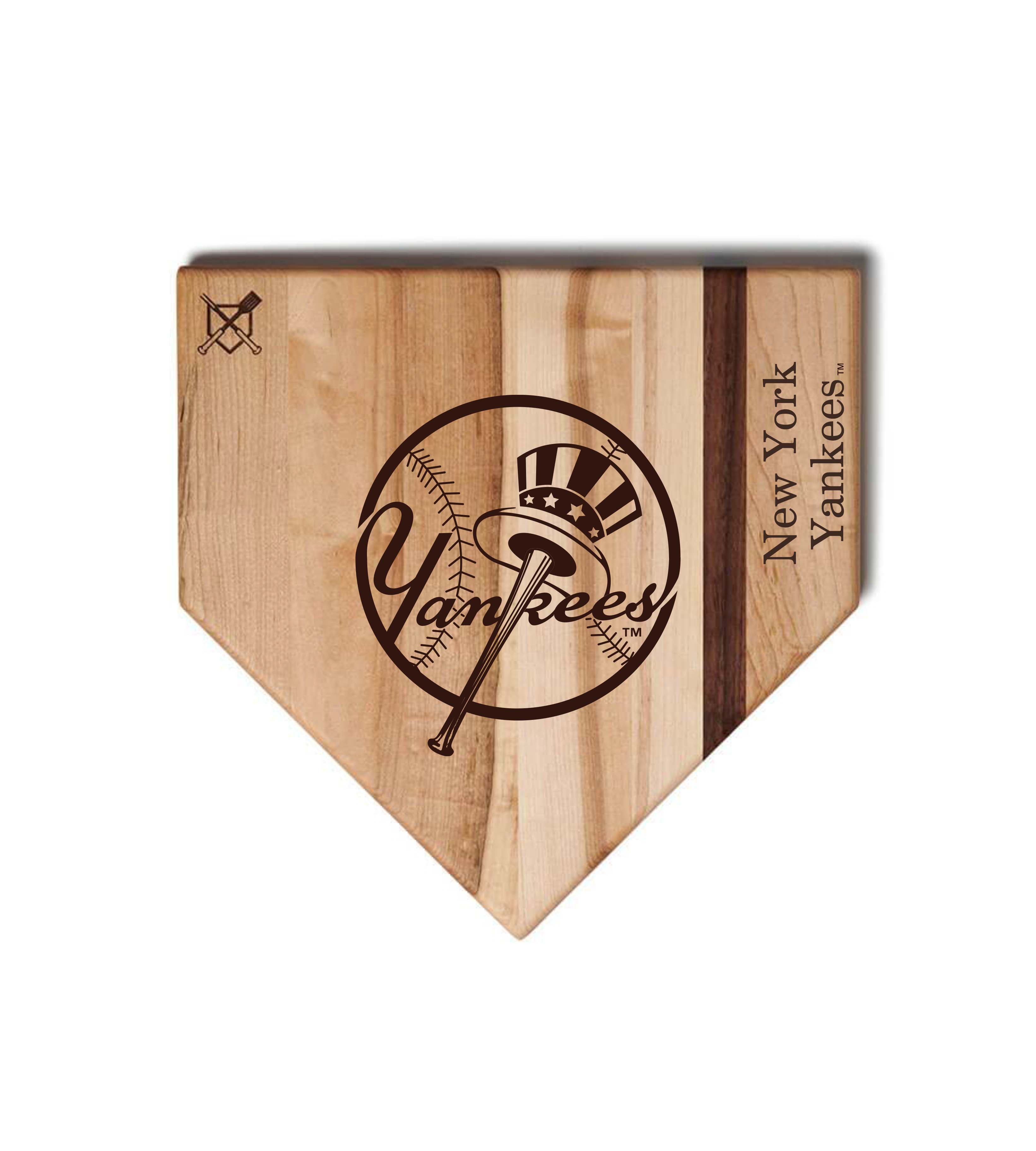 New York Yankees Home Plate Cutting Boards | Multiple Sizes | Multiple ...