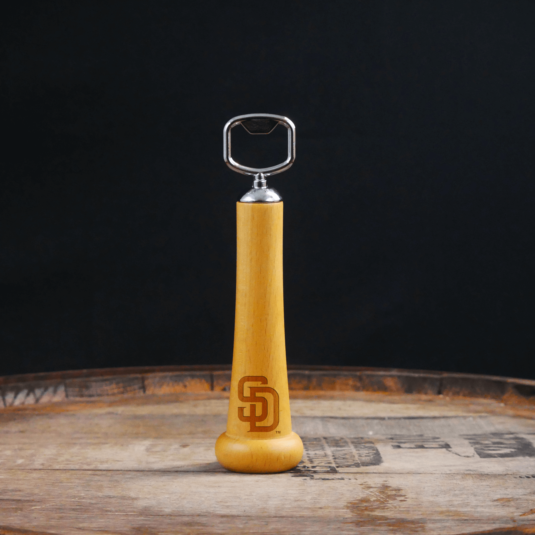 San Diego Padres "SD" Season Opener™ | Baseball Bat Handle Bottle Open ...