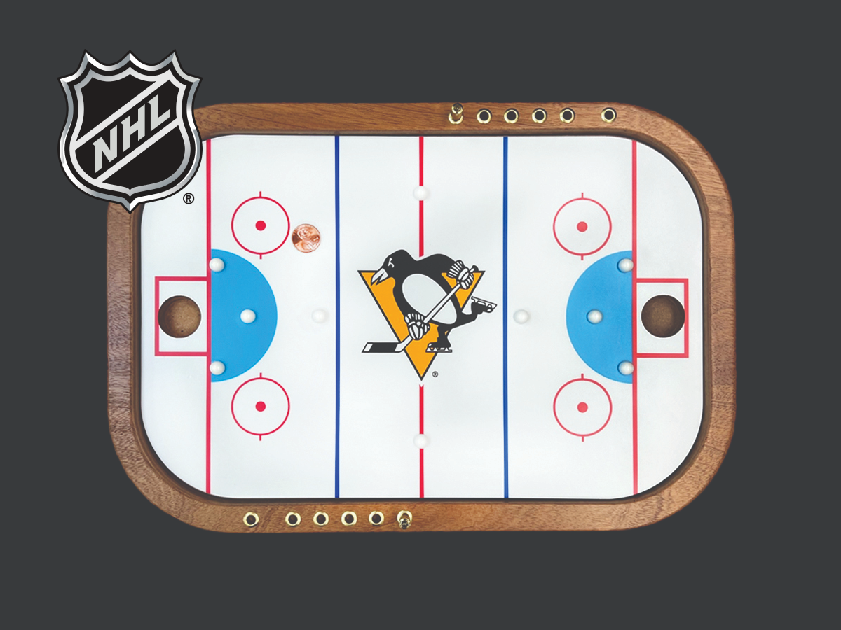 NHL Pittsburgh Penguins® Penny Hockey Game – Across The Board Game