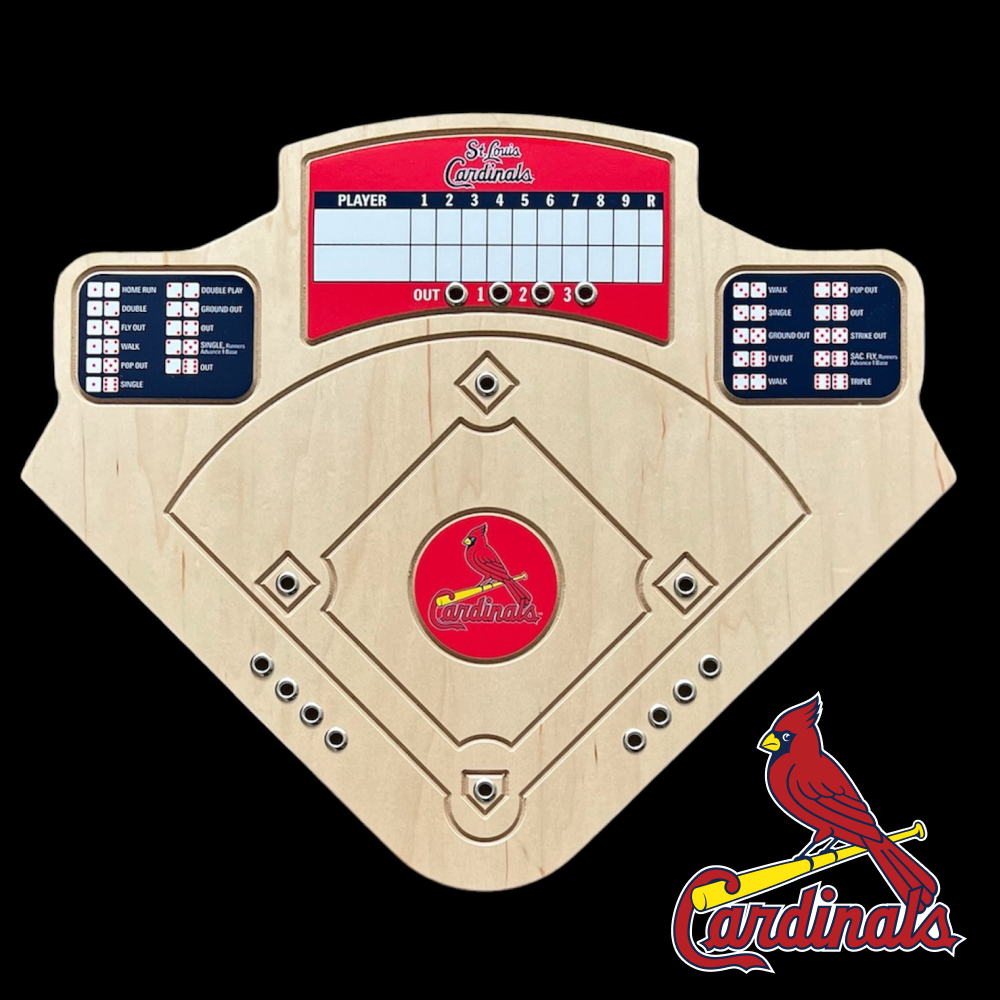 MLB St. Louis Cardinals Baseball Game – Across The Board Game