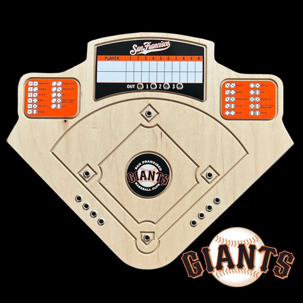 MLB San Francisco Giants Baseball Game – Across The Board Game