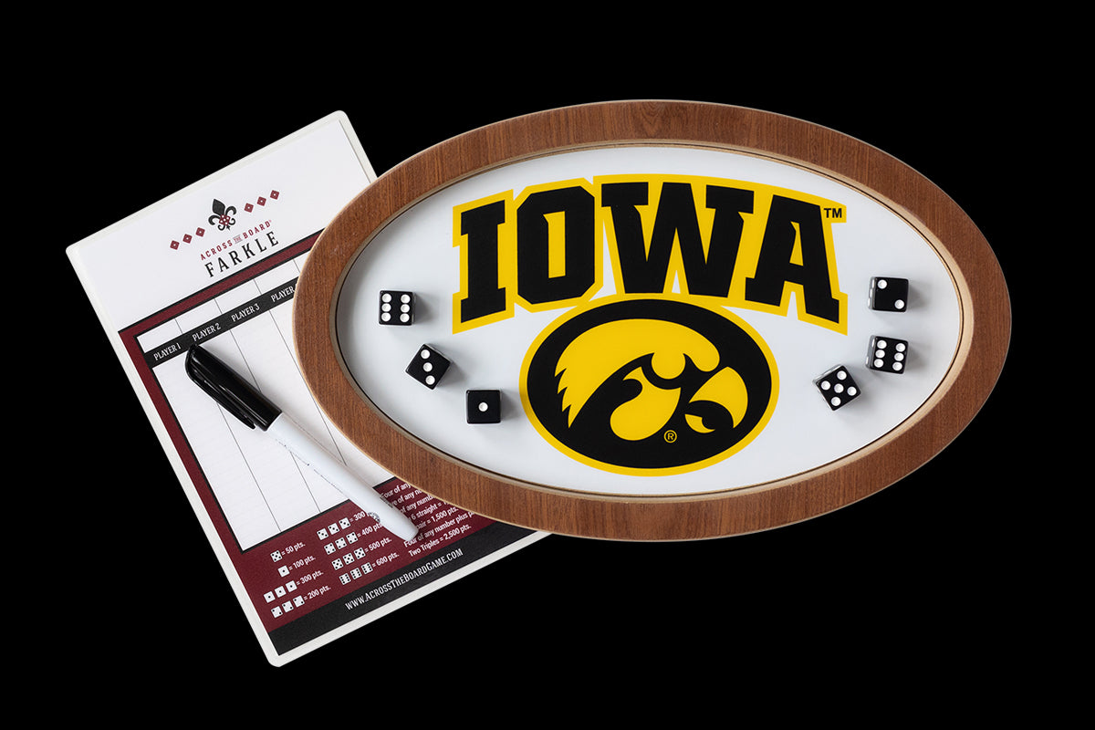 University of Iowa Farkle Game – Across The Board Game