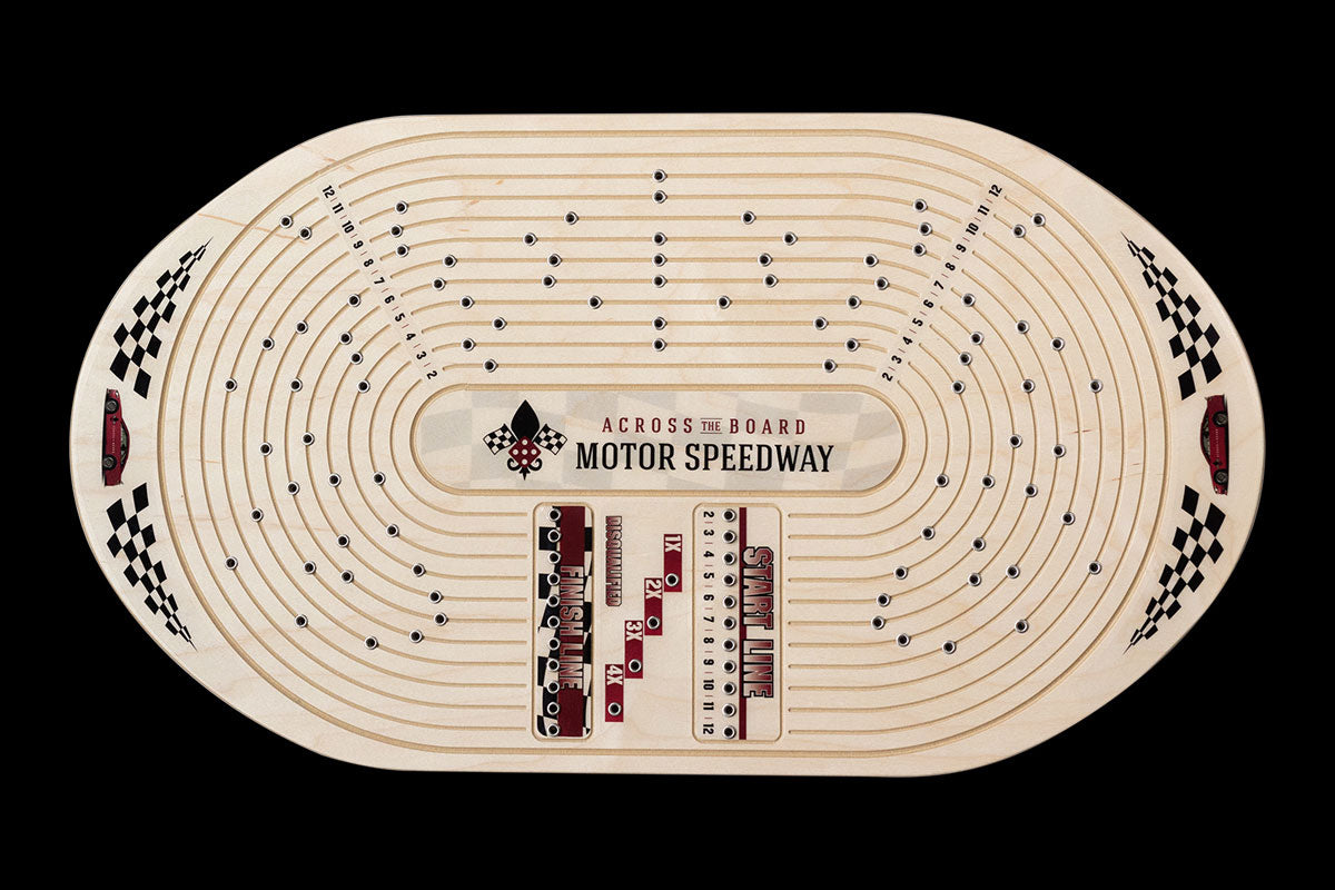 Custom Oval Motor Speedway – Across The Board Game